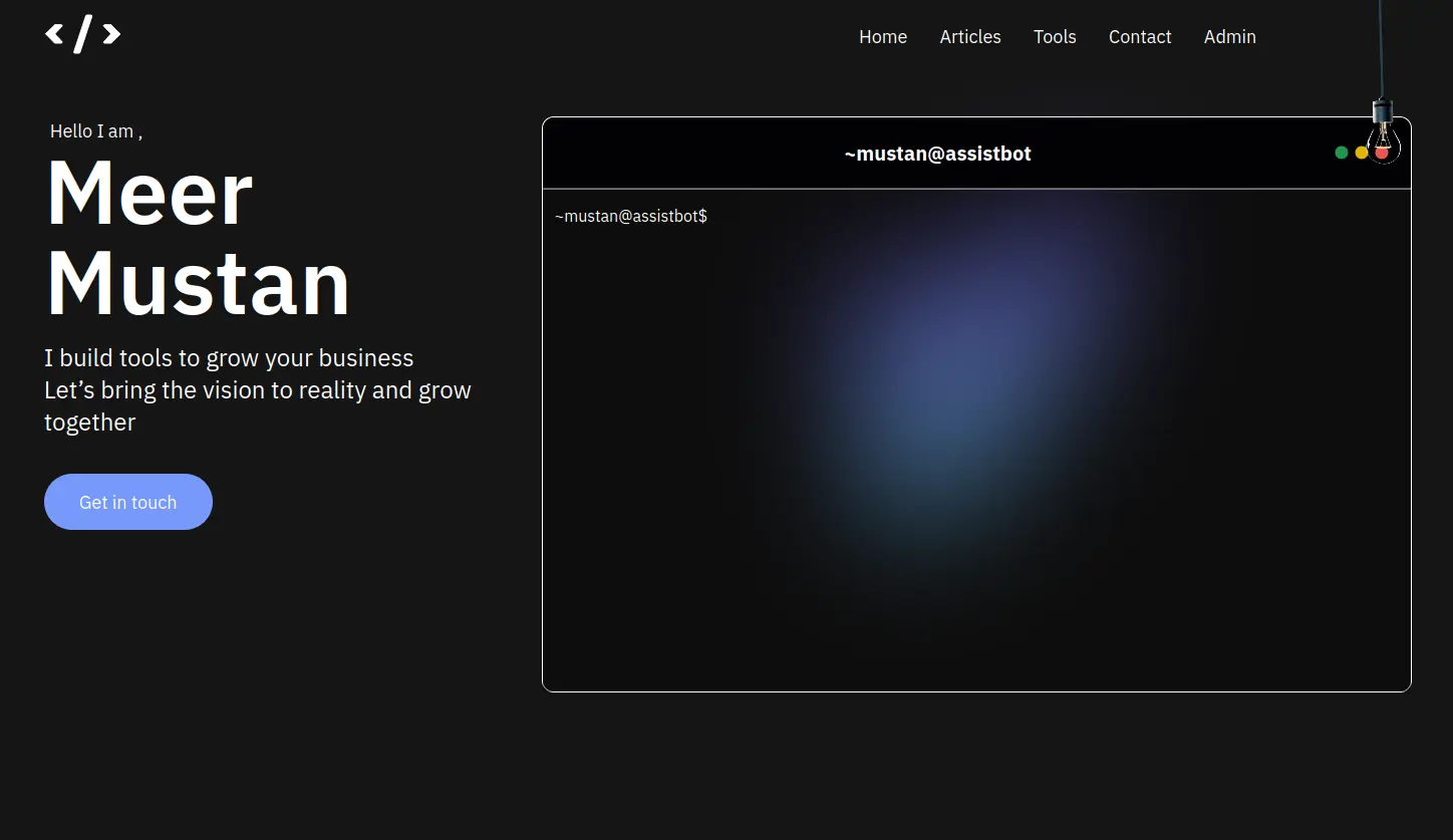 Home [meermustan.com]